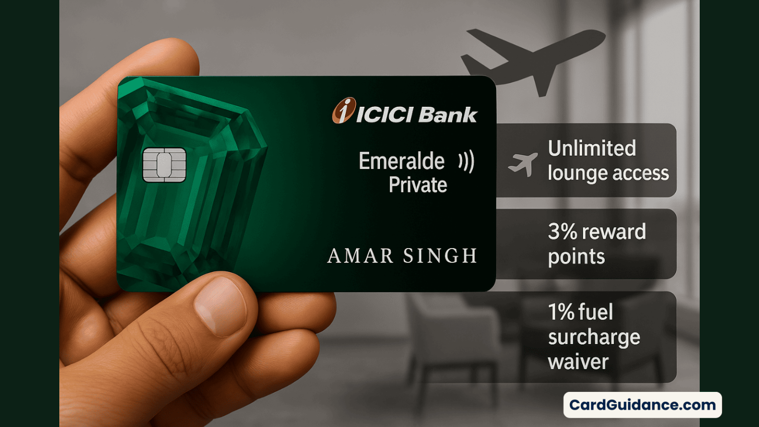 ICICI Bank Emeralde Private Metal Credit Card Review: Fees, Benefits ...